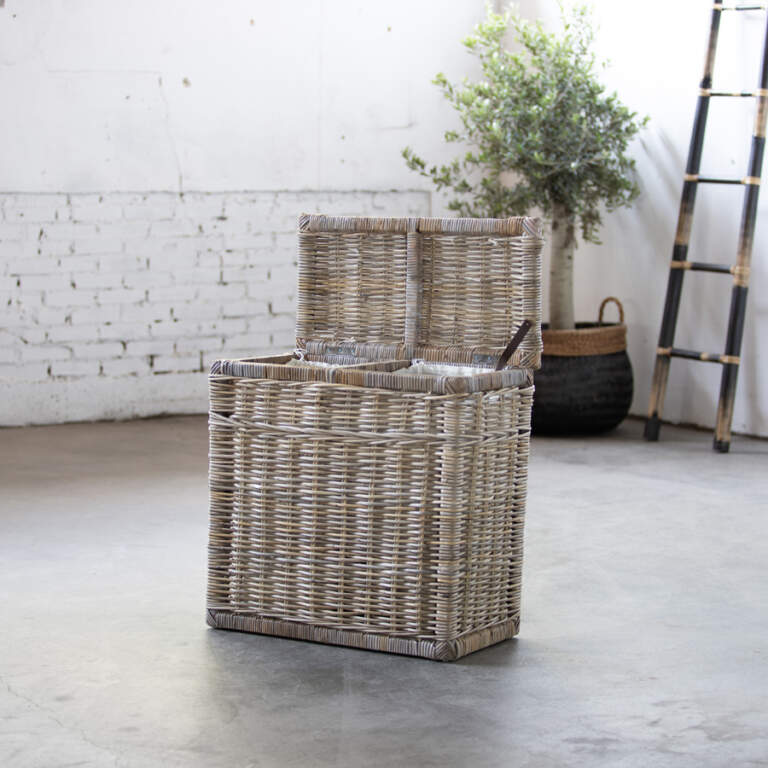 Prachtige, rotan wasmanden kopen doe je bij Het Mandenhuys.